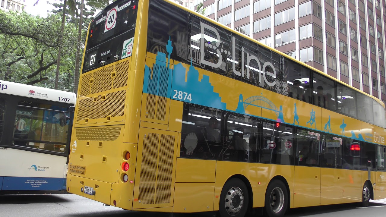 B Line Bus No 2874 Departing Wynyard YouTube b-line-bus-no-2874-departing-wynyard-youtube