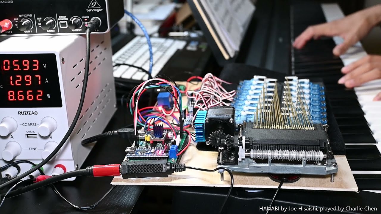 Controlling a Music Box with MIDI and a Keyboard - YouTube