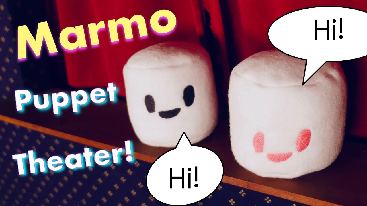 Marmo Puppet Theater - "Copy Cat" (with subtitles) Marshmallow Plushies ...