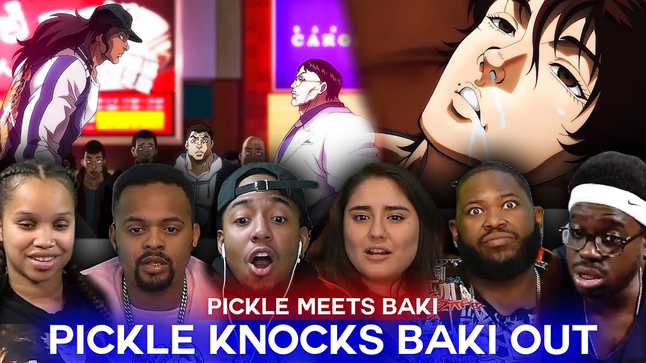 Pickle vs Hanayama | Baki Hanma 2 Ep 5 Reaction Highlights - YouTube