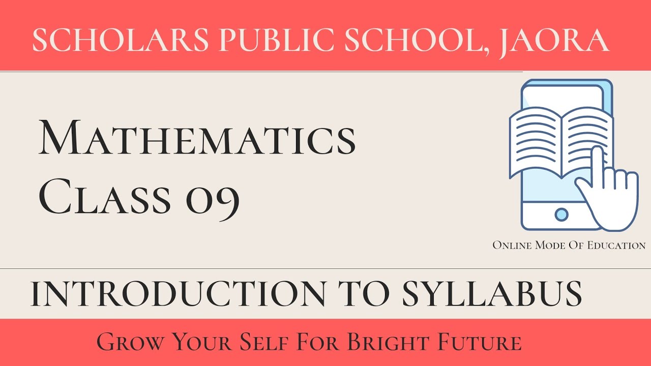 Class 9th Mathematics Introduction to our syllabus - YouTube