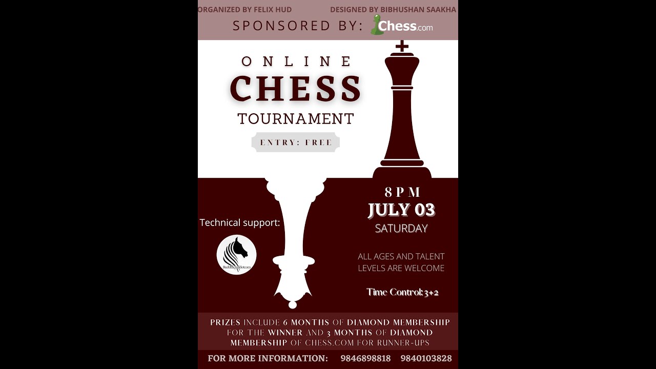 Felix OFFICIAL ONLINE CHESS TOURNMENT!!! #chess.com - YouTube