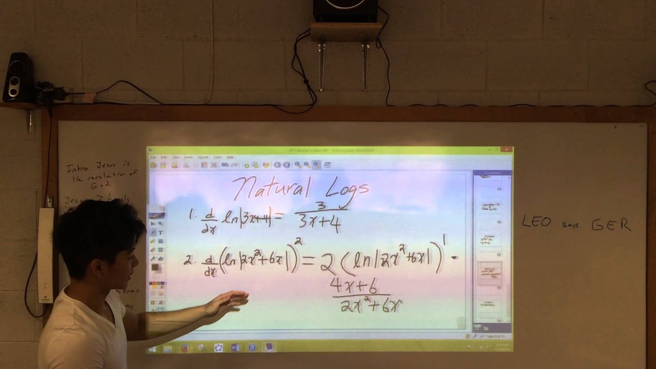 Derivative Of Log And Natural Log Function YouTube derivative-of-log-and-natural-log-function-youtube