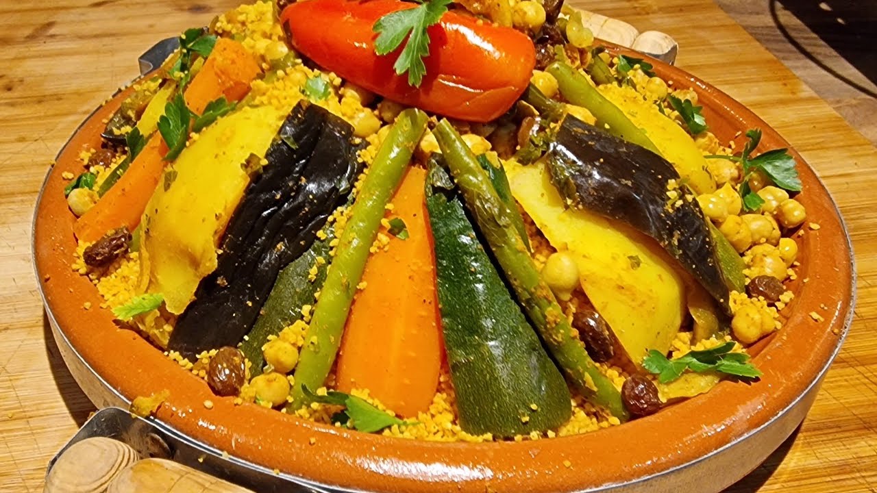 Authentic Morrocan Tagine with Couscous & Vegetable - YouTube