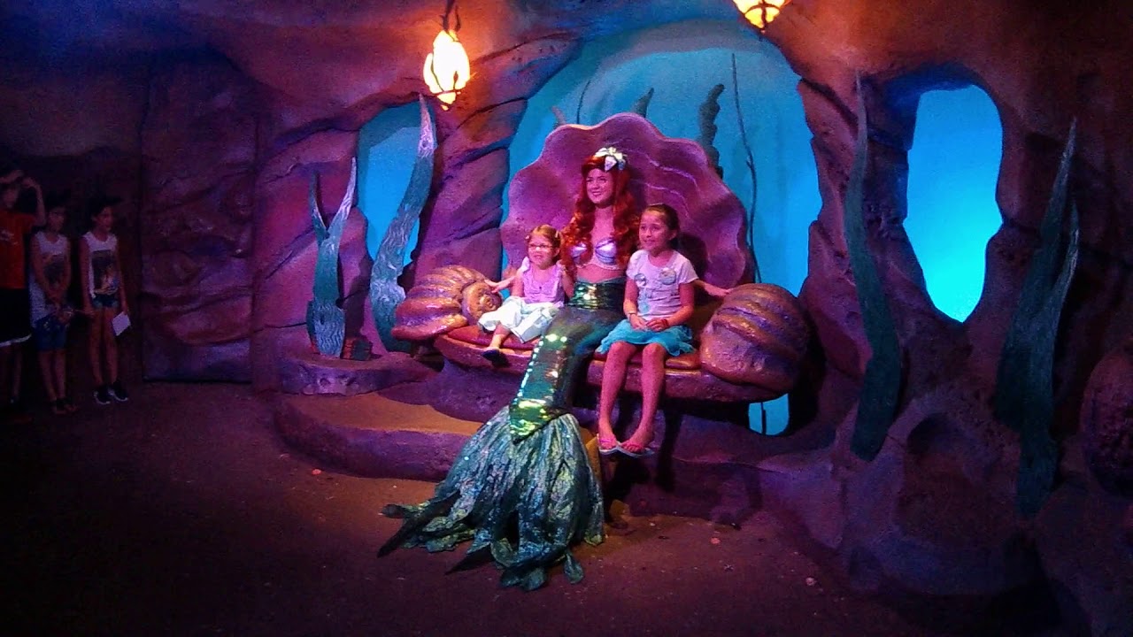 Meeting Ariel at Magic Kingdom - YouTube