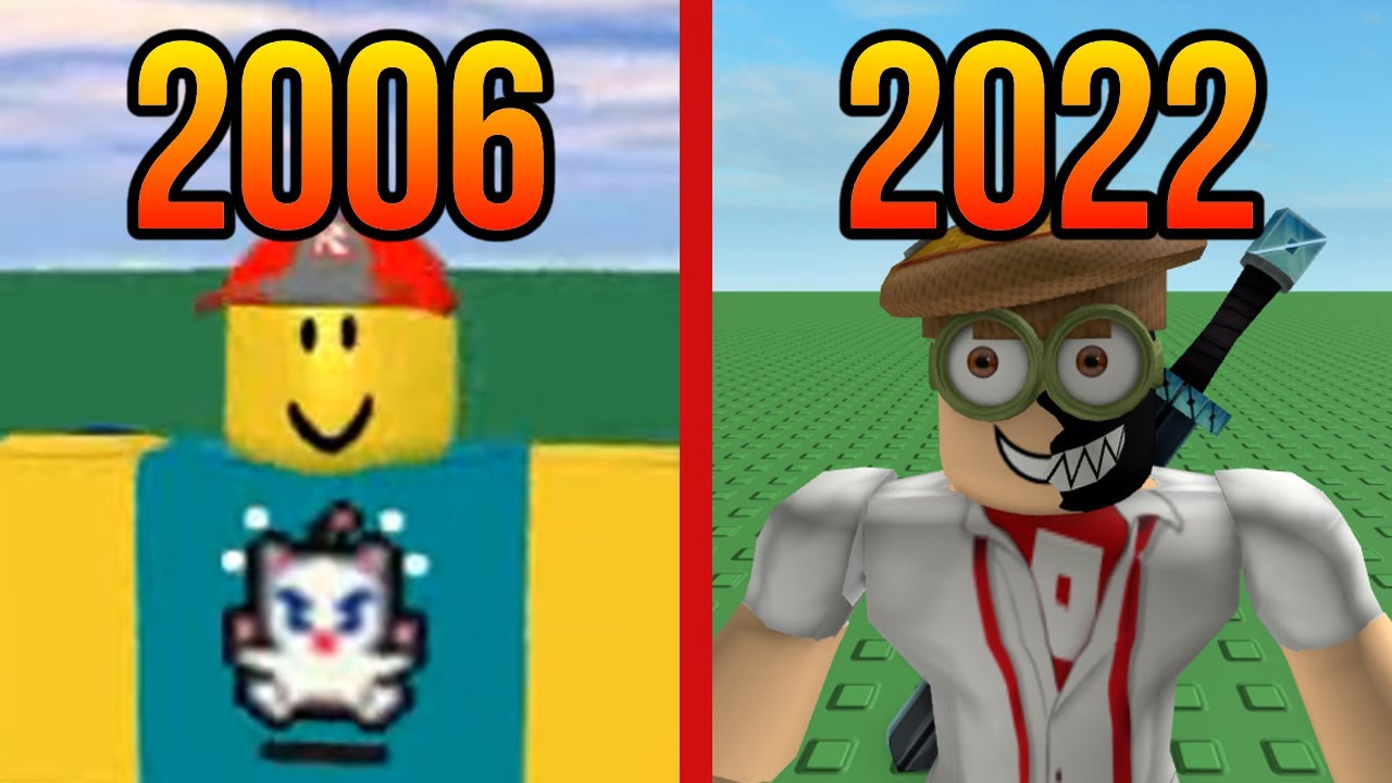 La EVOLUCION De Los AVATARES De ROBLOX (2006-2022) - YouTube