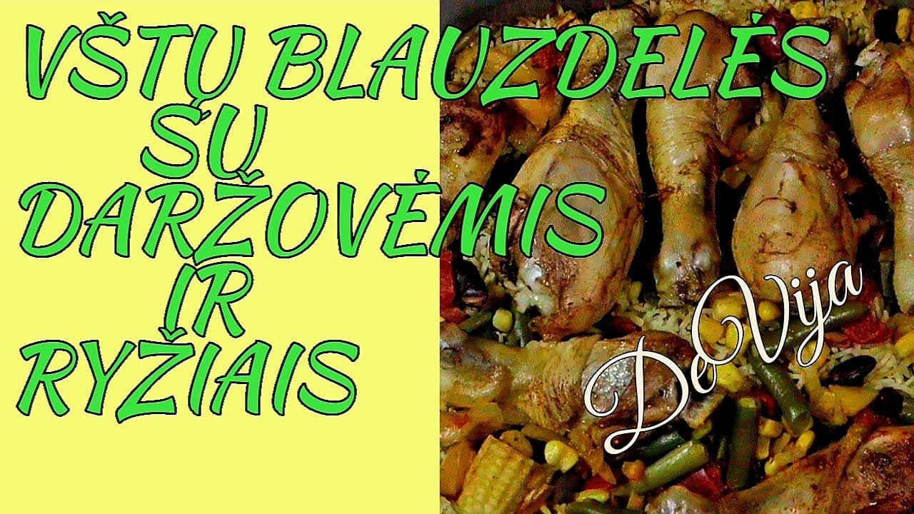 Labai skani ir greita vakarienė- neturintiems laiko, bet mėgstantiems ...