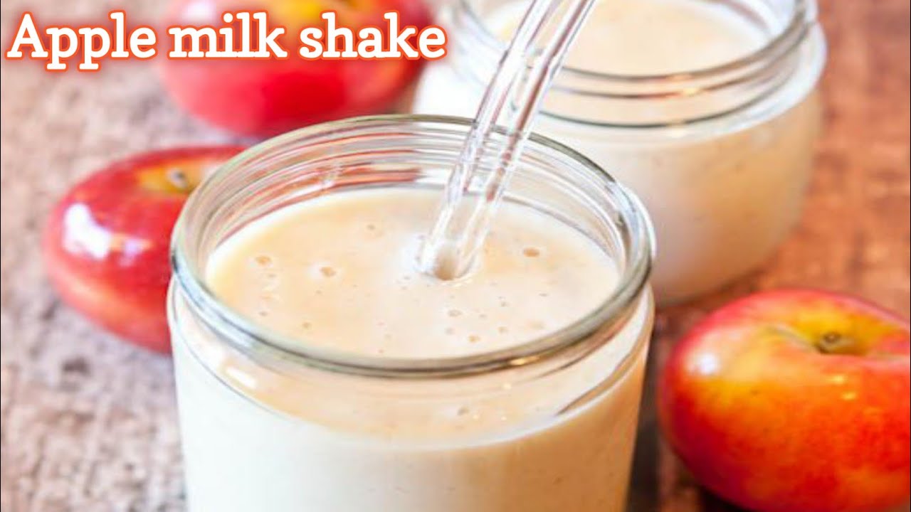 Apple milk shake recipe /How to make apple milk shake recipe at home 🏠 ...