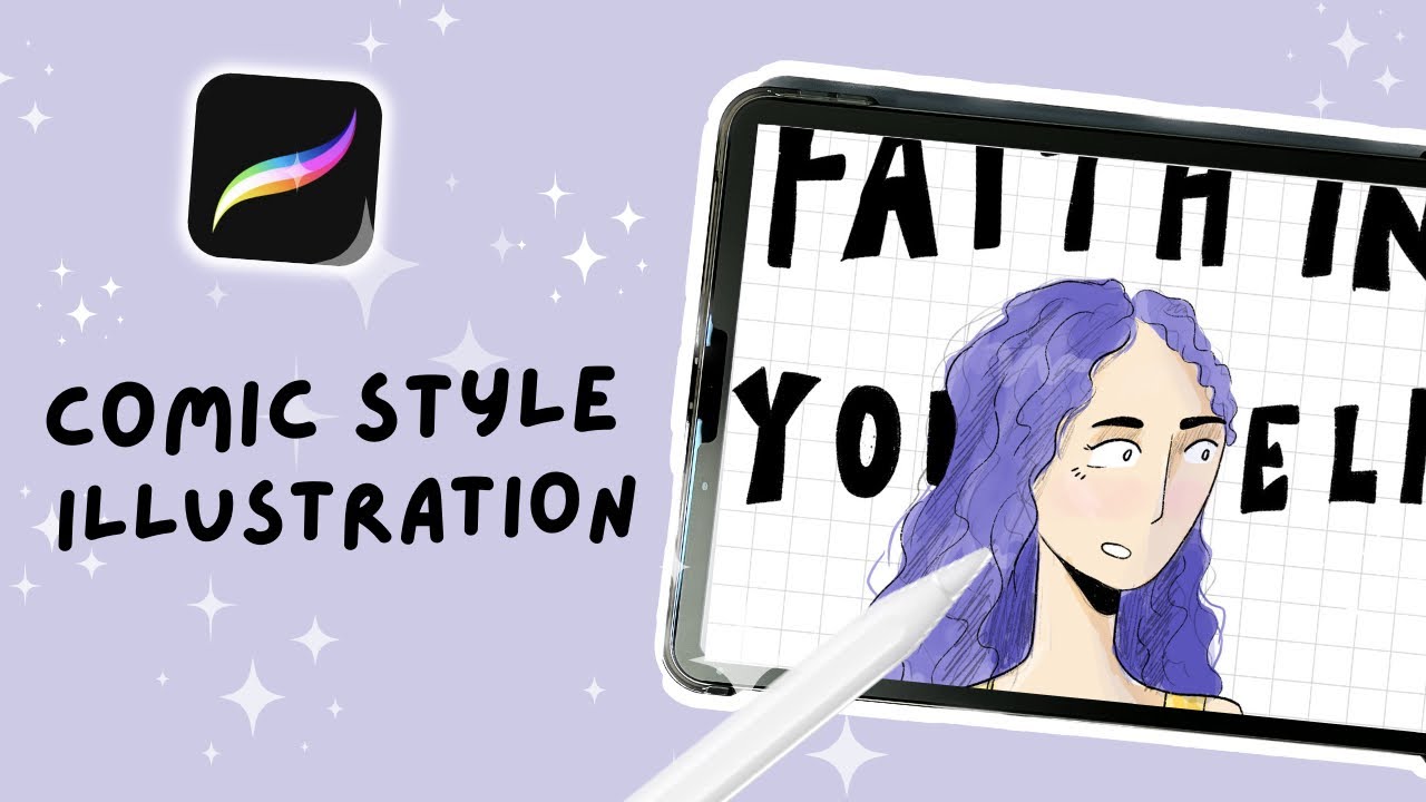You Can Draw This Comic Style Character In Procreate Step By Step ...