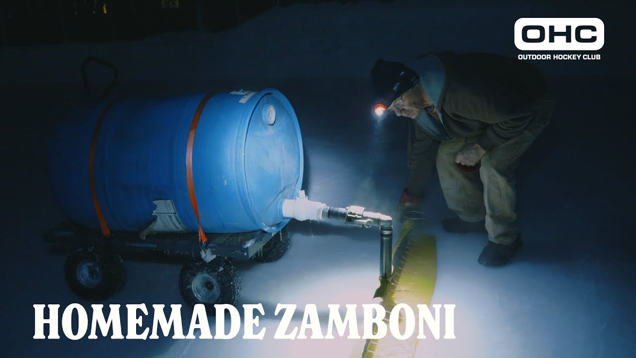 HOMEMADE ZAMBONI - DIY Backyard Ice Resurfacer [Whitehorse Yukon] - YouTube