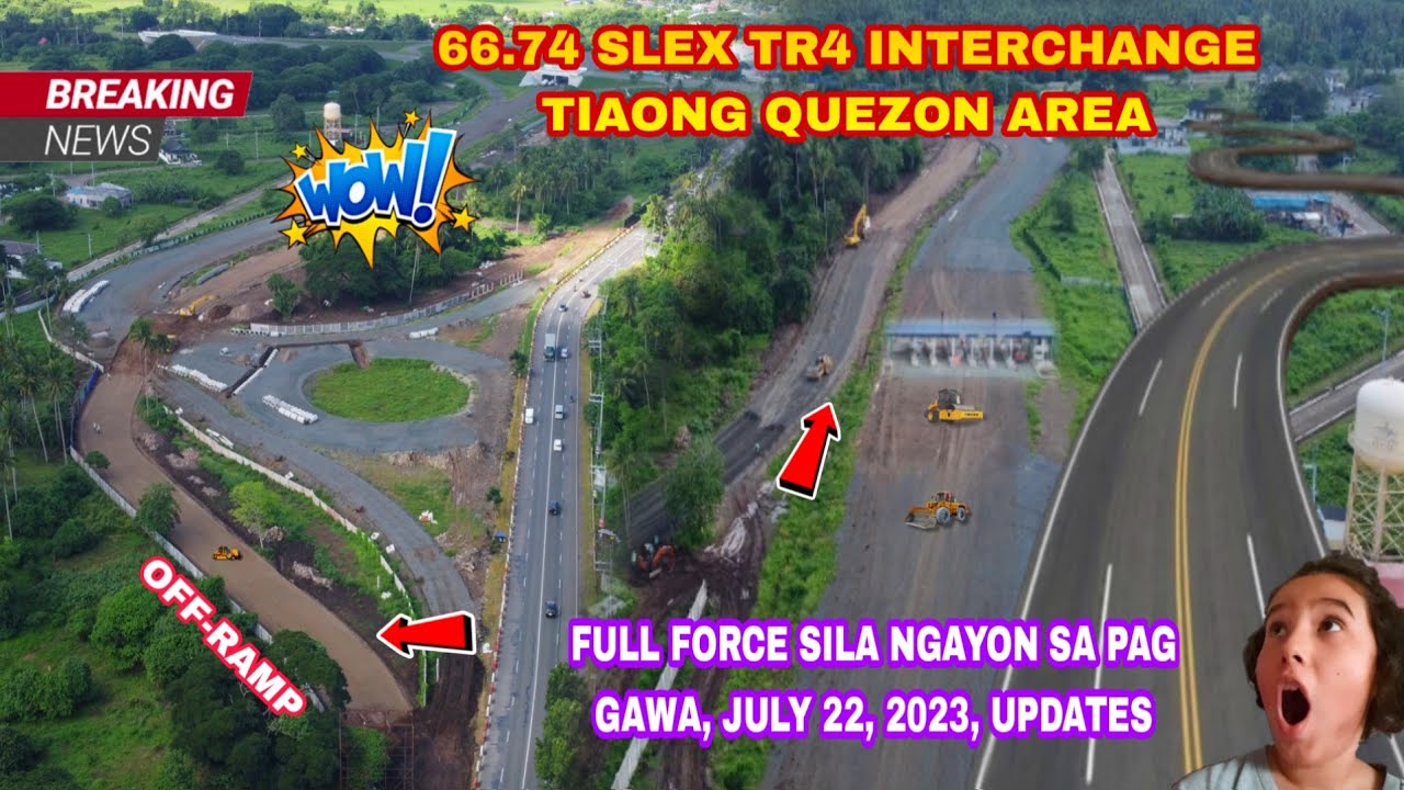 SLEX TR4 TIAONG QUEZON INTERCHANGE AREA ONGOING CONSTRUCTION ...