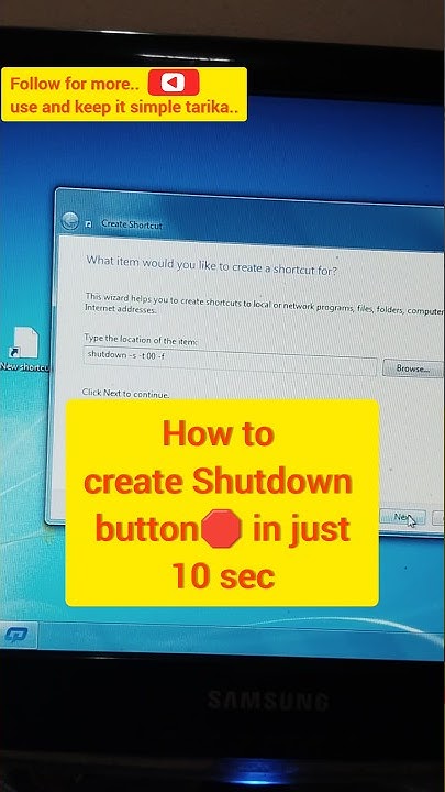 2nd way to shutdown down ur computer|| part 02 || slide to shutdown ...