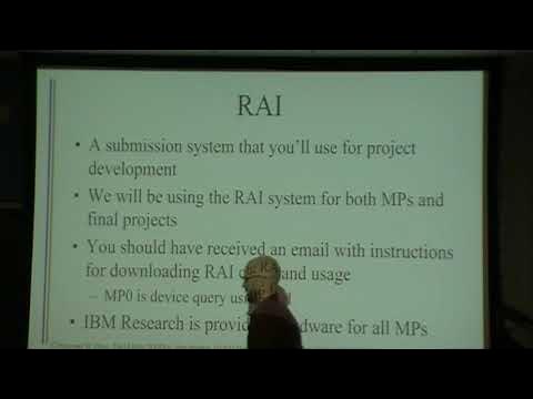 Lecture #1 - Introduction - YouTube