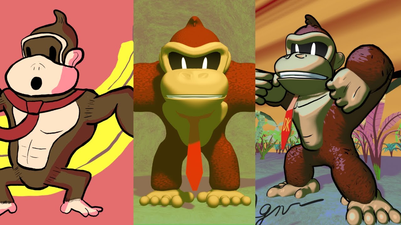 The Creation of Donkey Kong in Blender! - YouTube