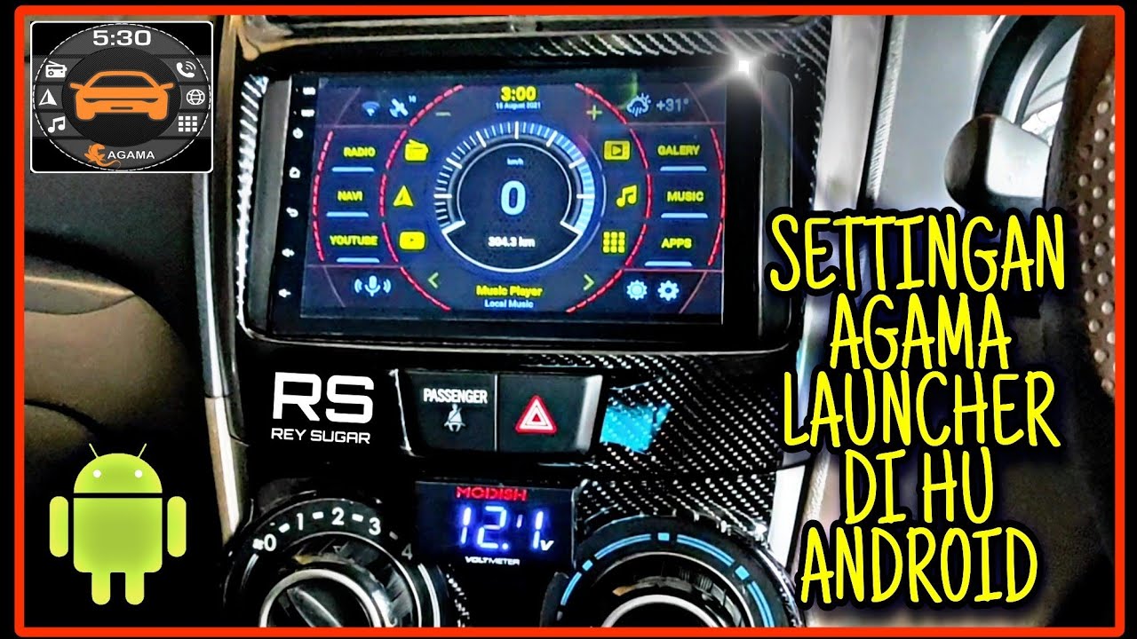 SETTINGAN AGAMA LAUNCHER HEADUNIT ANDROID - YouTube