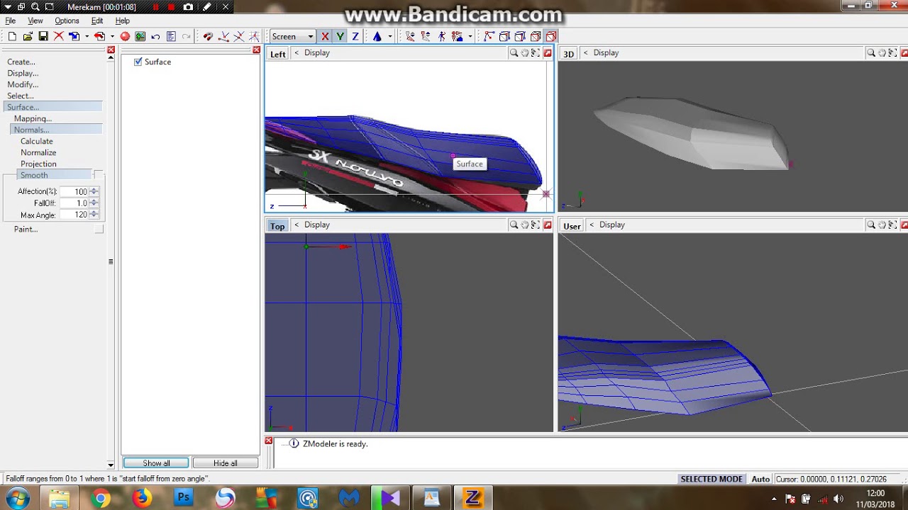 Tutorial SMOOTH DI ZMODELER - YouTube