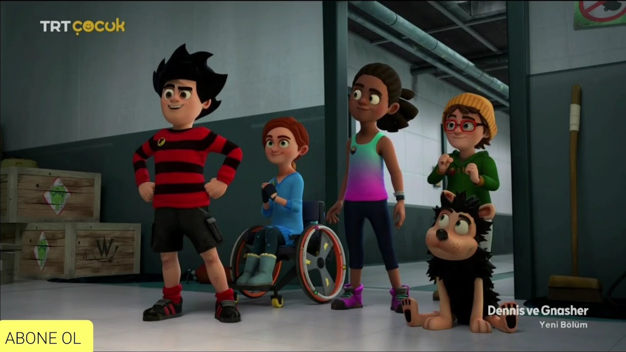 DENNİS VE GNASHER 30.BÖLÜM BERTIE'NİN OMURGASI TRT ÇOCUK - YouTube