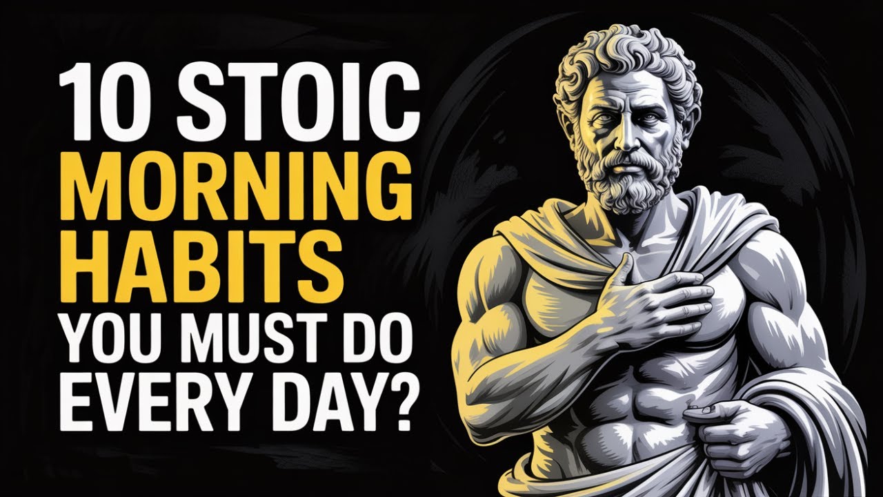 10 THINGS You SHOULD do every MORNING Stoic Morning Routine - YouTube