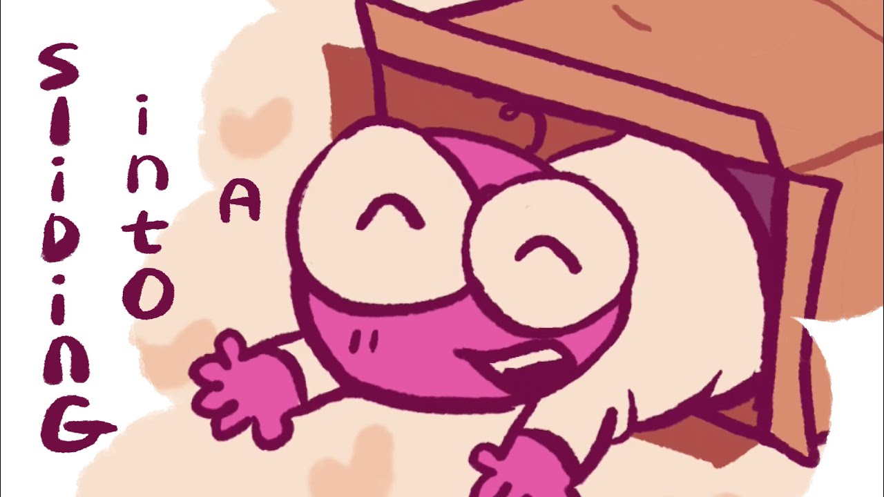 smiling friends sliding into a box | animation meme - YouTube