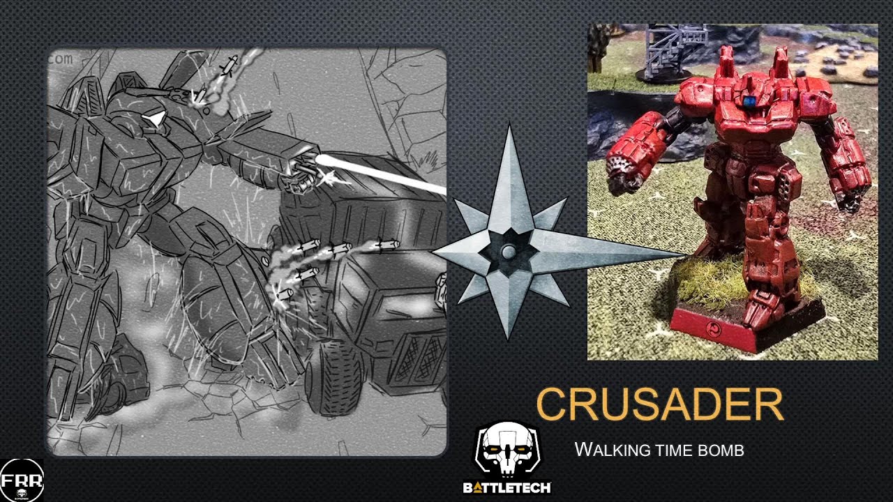 Battletech's Crusader, the Overly Common Ammo Dump - YouTube
