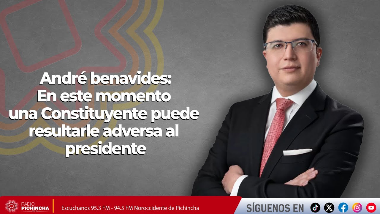 André benavides l En este momento una Constituyente puede resultarle ...