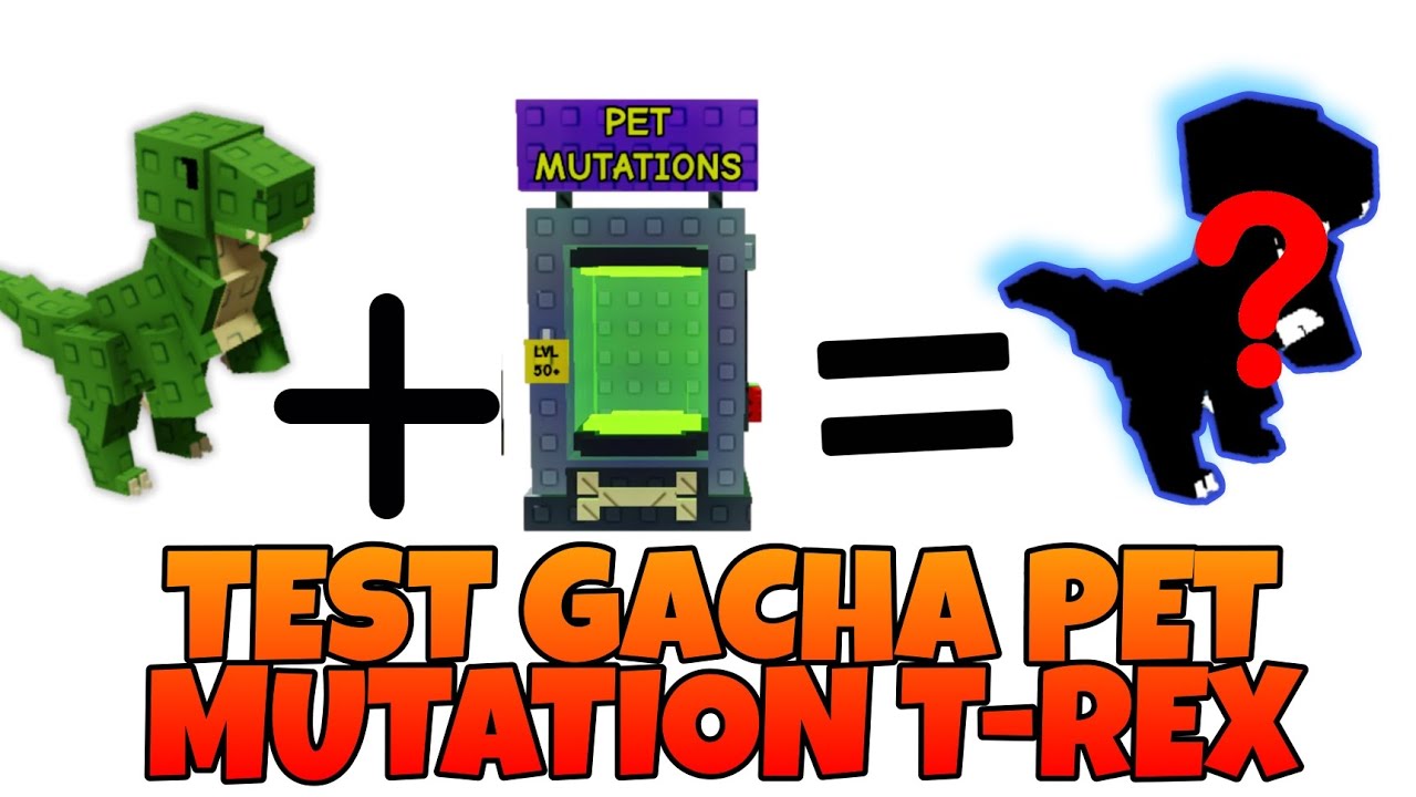 TEST GACHA PET MUTATIONS+ T-REX🦖 ROBLOX GROW A GARDEN🍏 - YouTube