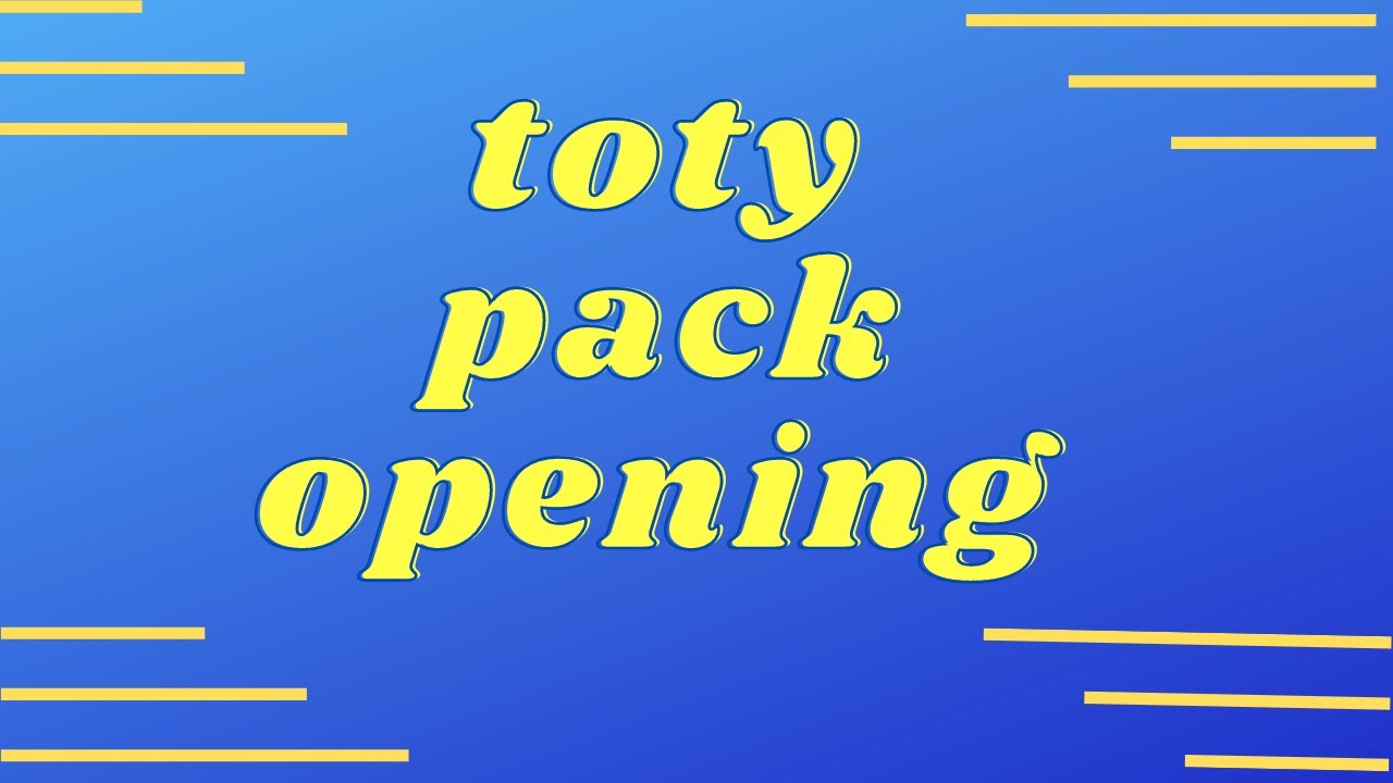 TOTY PACK OPENING ( WE PACKED A TRADBLE TOTY BLUE 1 MILLION+ ...