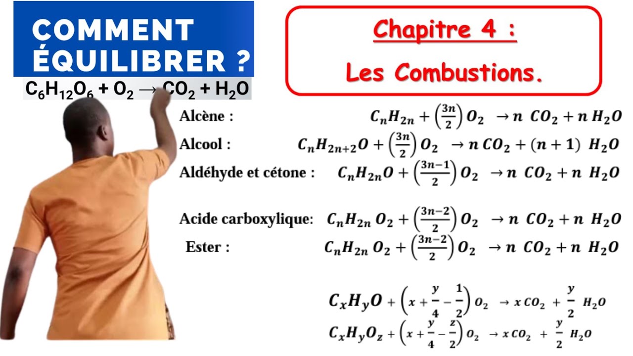 #Tout savoir sur les équations de la combustion complète.# les Codes ...