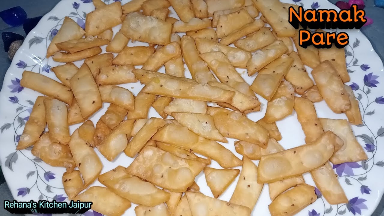 Namak Pare Recipe | Halwai Style Namak Pare Banane Ka Tarik | khasta ...
