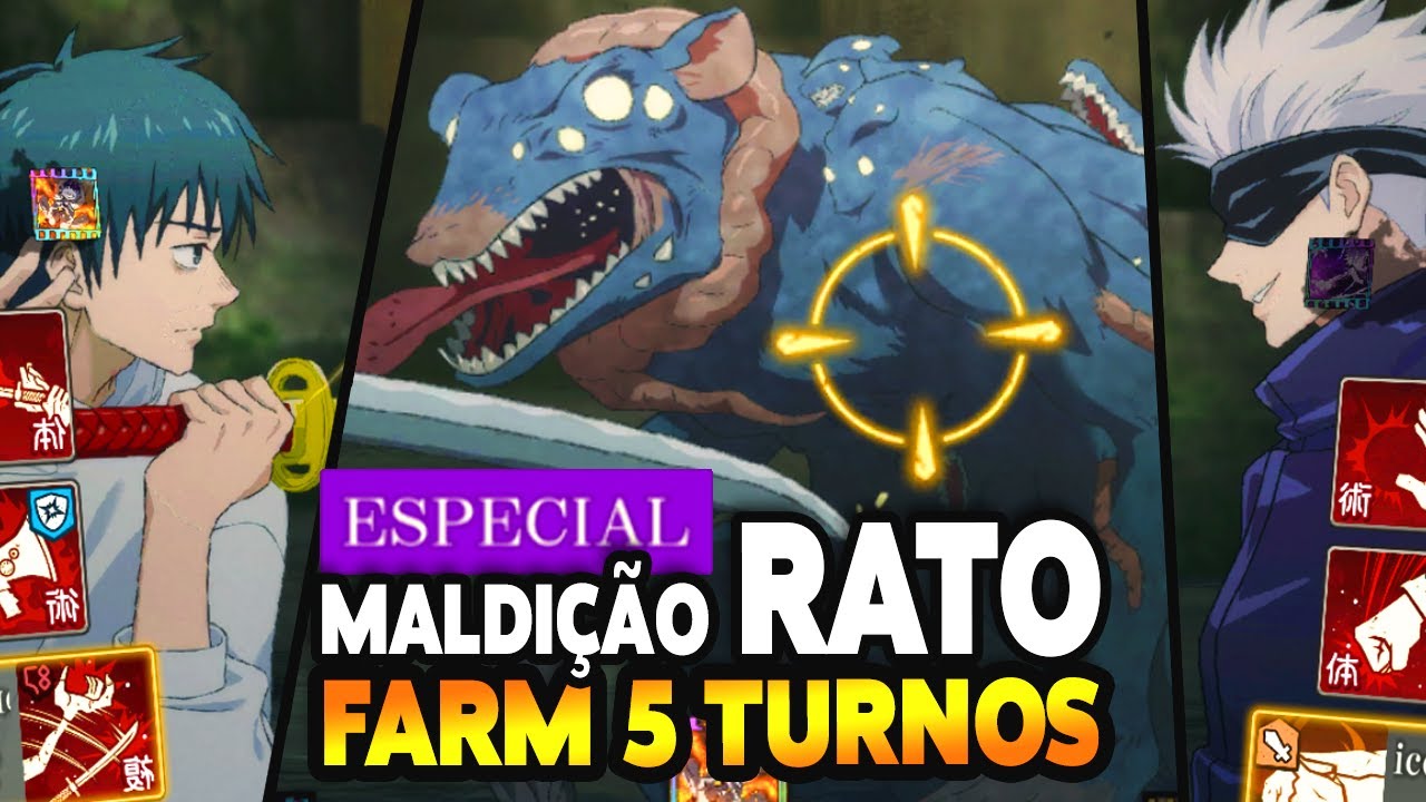 GOJO E YUTA DESTRUINDO A MALDIÇÃO RATO ESPECIAL batalha formidável ...