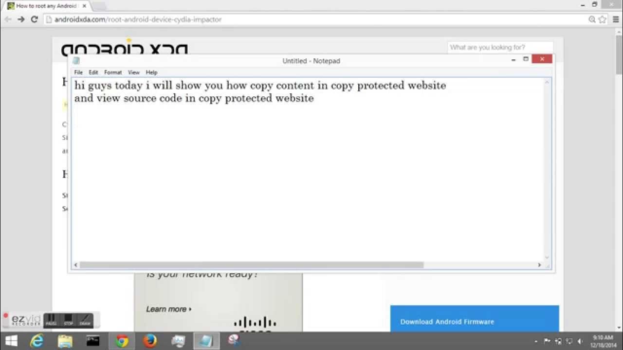 How Copy the content in copy protected website or right click disabled ...