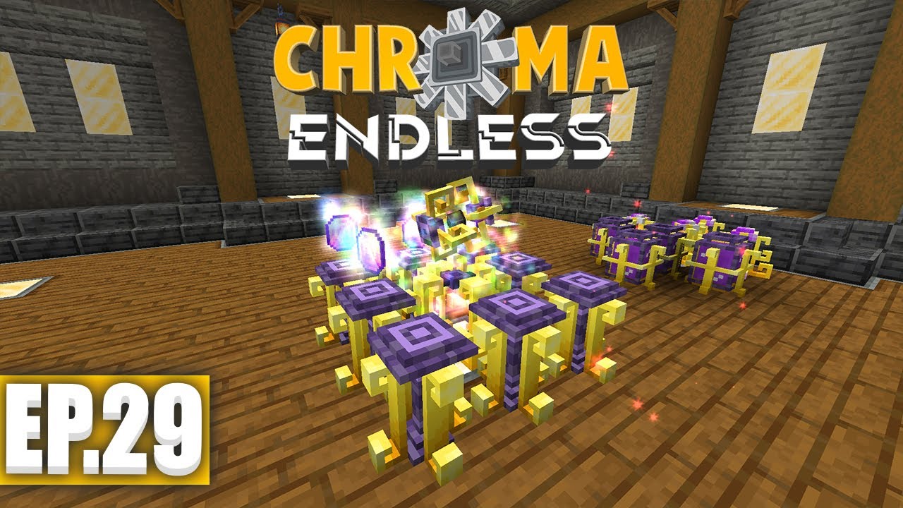 Minecraft Chroma Endless | LES DÉBUTS DANS ARS NOUVEAU - #29 - YouTube