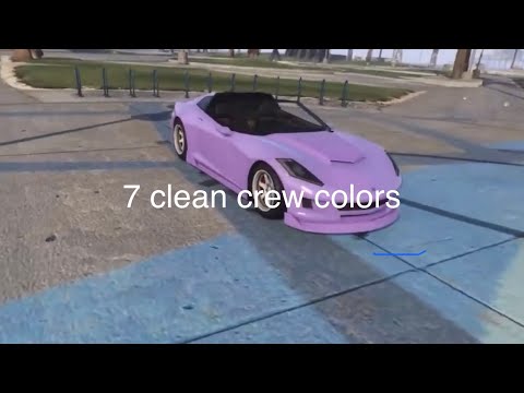 7 Clean crew colors GTA5 #4 - YouTube