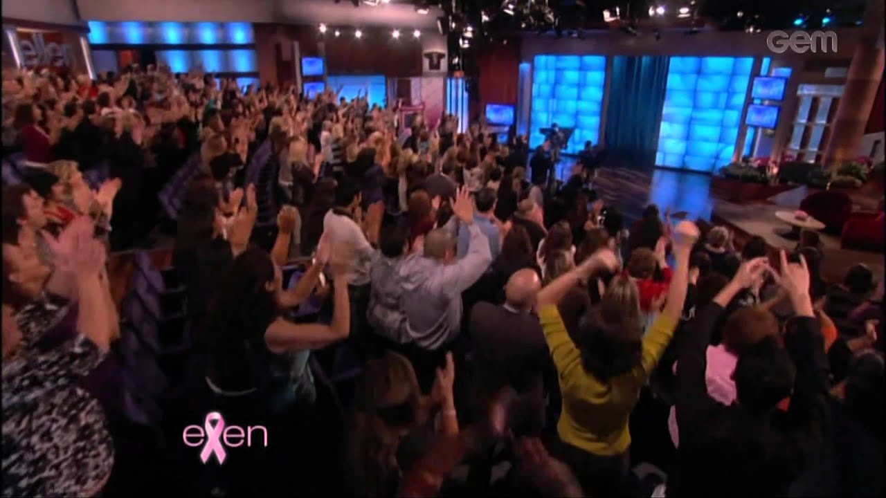 The Ellen Degeneres Show Season 8 Opening - Pink Ribbon October - YouTube