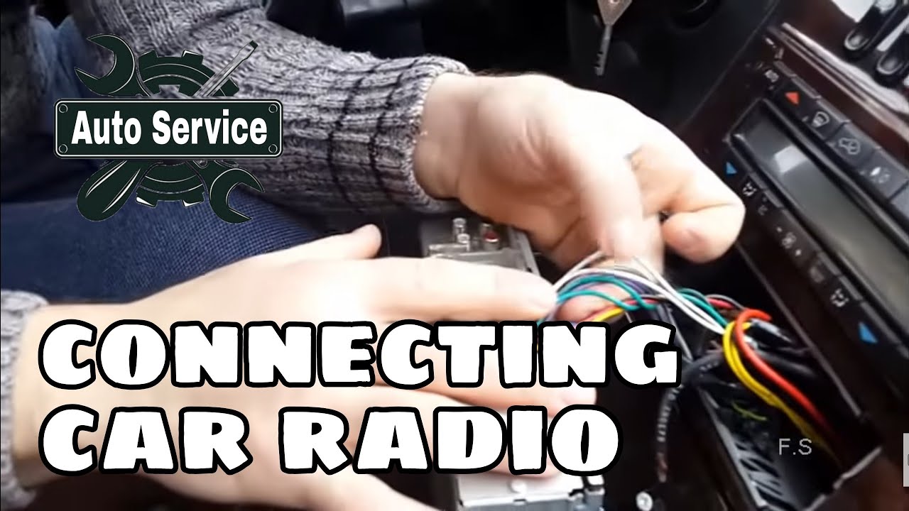 how to connect the car radio - YouTube