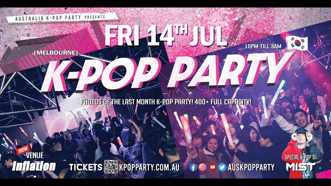 [New Venue] 14th July (Fri) Melbourne K-Pop Party is Coming! - YouTube