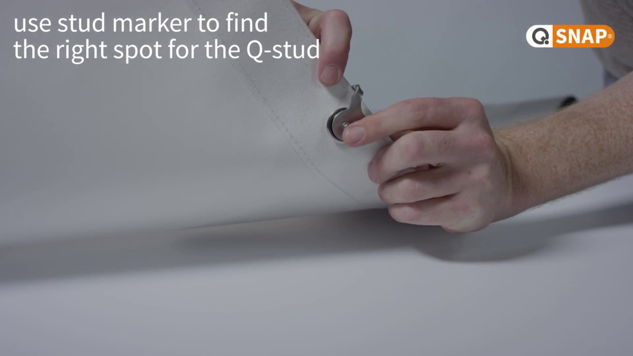 Q-SNAP - how to use the stud marker - YouTube