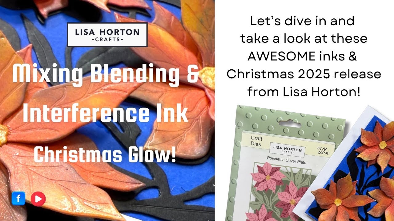 Metallic Ink Pads with Christmas Flowers - Amazing results quickly ...