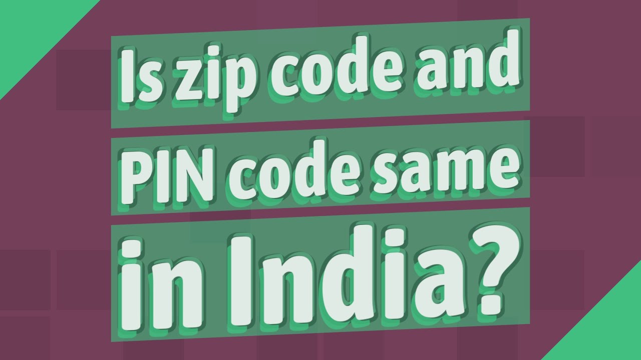 Is Zip Code And PIN Code Same In India YouTube is-zip-code-and-pin-code-same-in-india-youtube