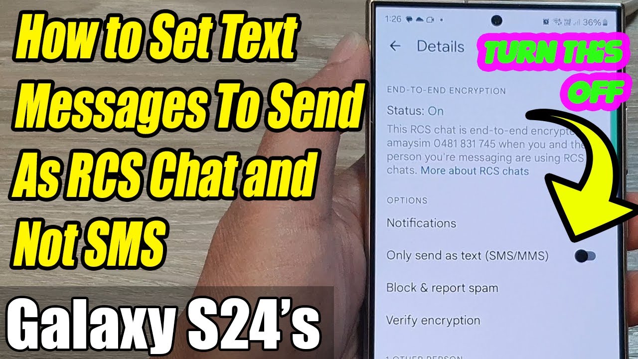 Galaxy S24 Texting Upgrade! Send Rich Chats Instead of SMS (RCS on S24 ...
