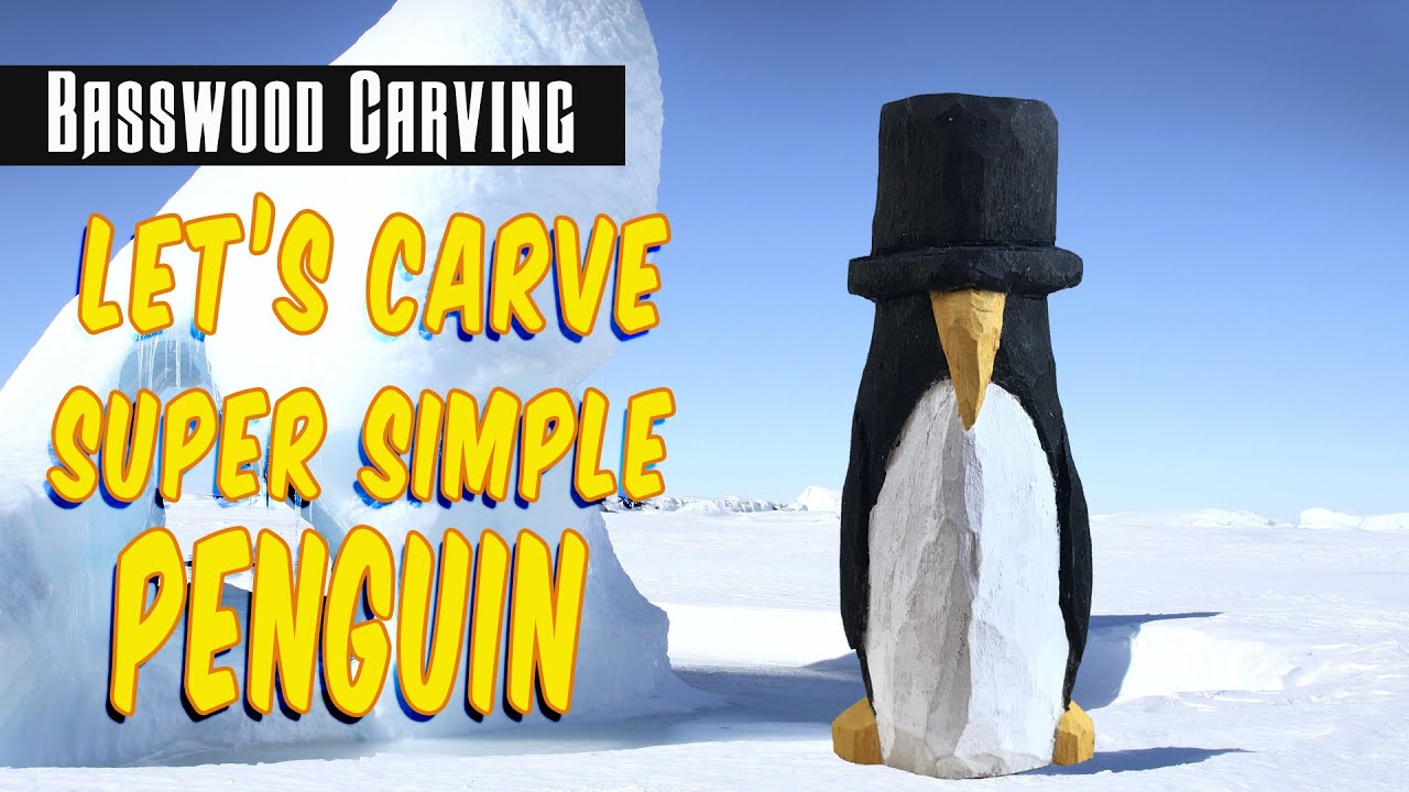 Wood Carving A Super Simple Penguin Easy Beginner Wood Carving Project Penguin Fun Facts wood-carving-a-super-simple-penguin-easy-beginner-wood-carving-project-penguin-fun-facts