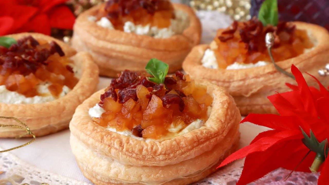 VOLOVAN RELLENOS DE QUESO Y PERA - YouTube