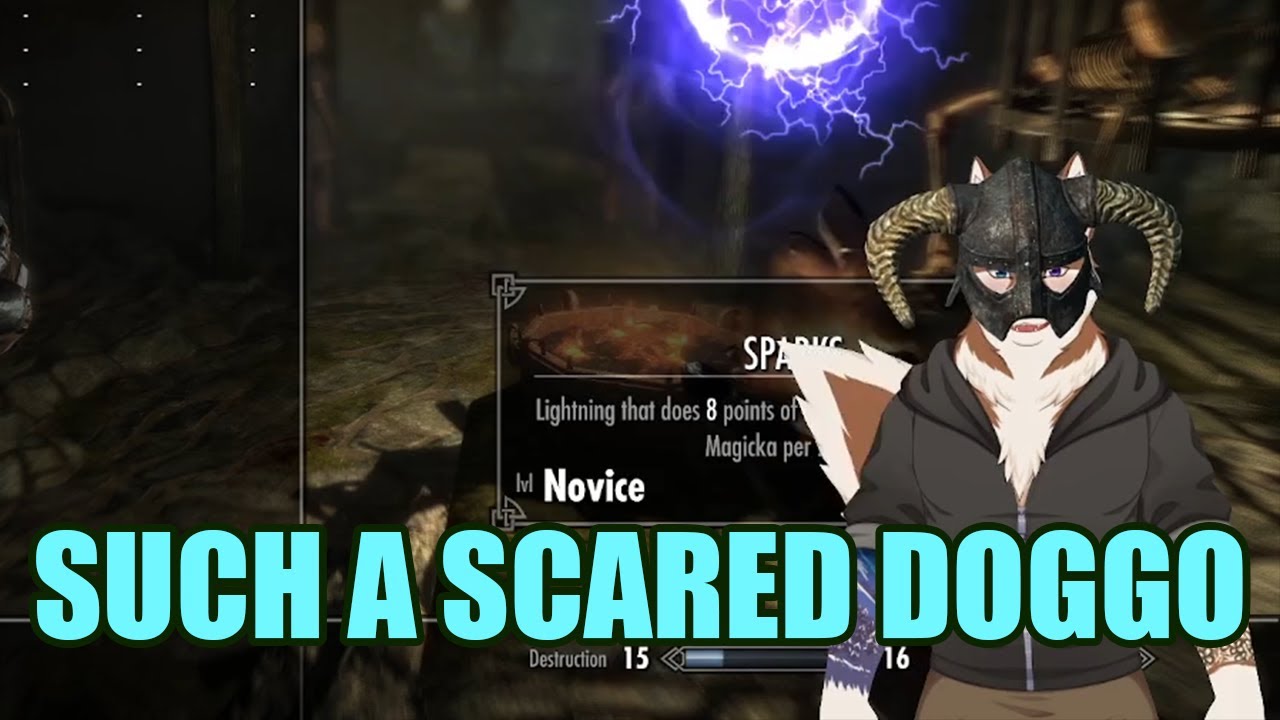 PAPAMUTT SCARED BY HIS OWN SPELLS IN SKYRIM!? [Papa Clips] - YouTube