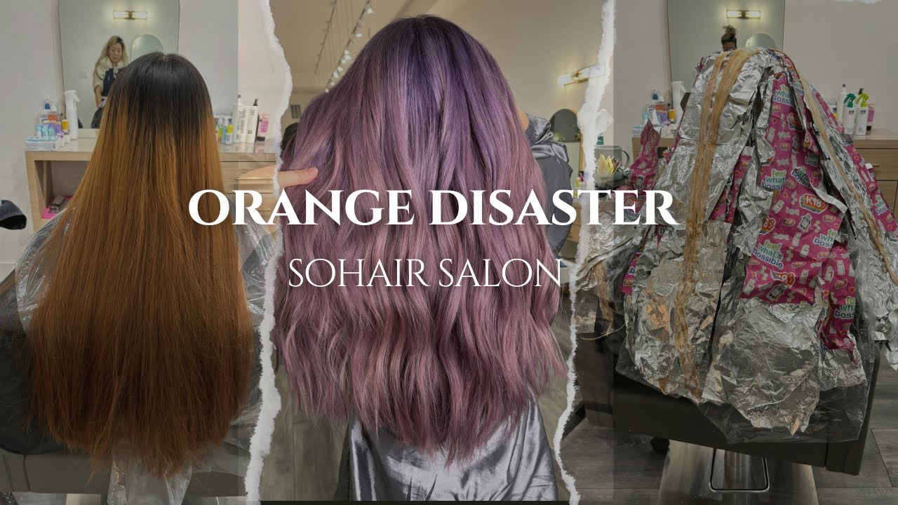 Orange Disaster! I'm nervous to do hair transformation! let's get rid of orange and brassy tone ...