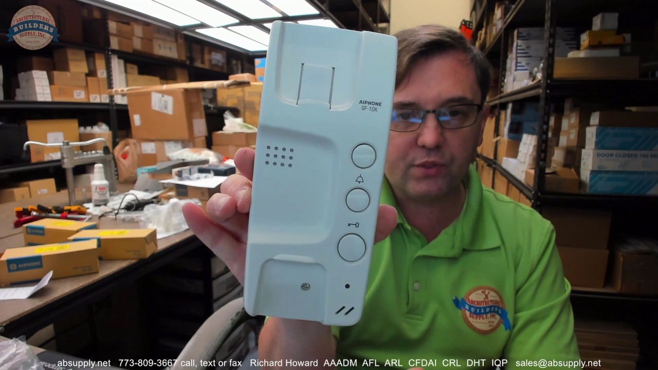 Aiphone Company GF 1DK Audio Only Tenant Handset - YouTube