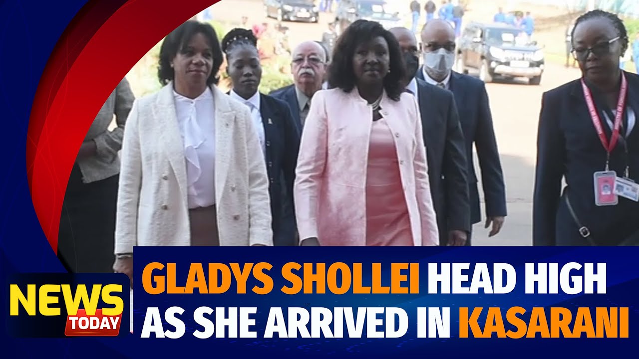 GLADYS SHOLLEI QUEENLY ARRIVAL AT KASARANI STADIUM FOR PRESIDENT ...