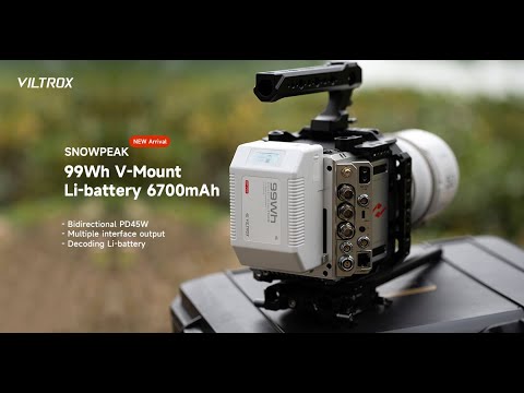 Viltrox BV-99 V-Mount Lithium Battery With 99Wh 6700mAh/14.8V - YouTube