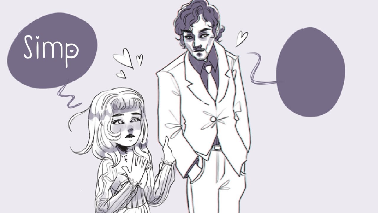 drawing myself with my favorite character because im a simp - YouTube