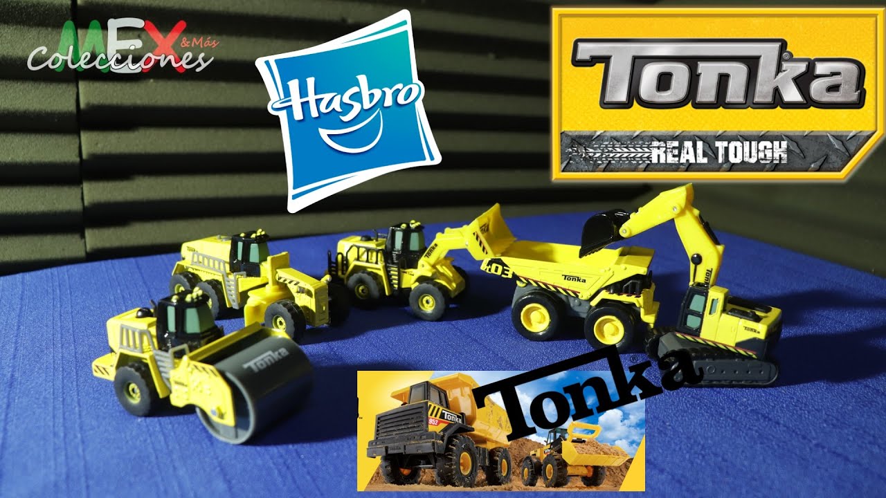 UNBOXING Camiones de Construcción | Tonka Hasbro - YouTube