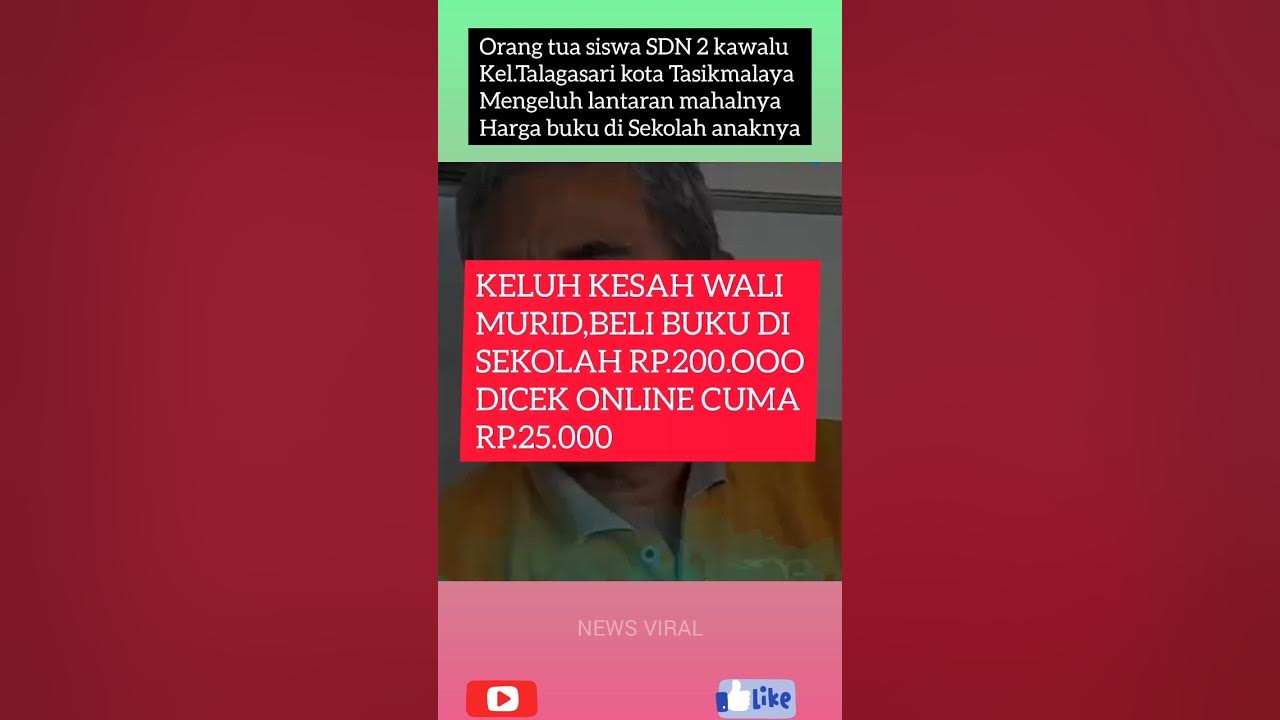 Buku di sekolah 200 rbu.Di online 25 ribu - YouTube